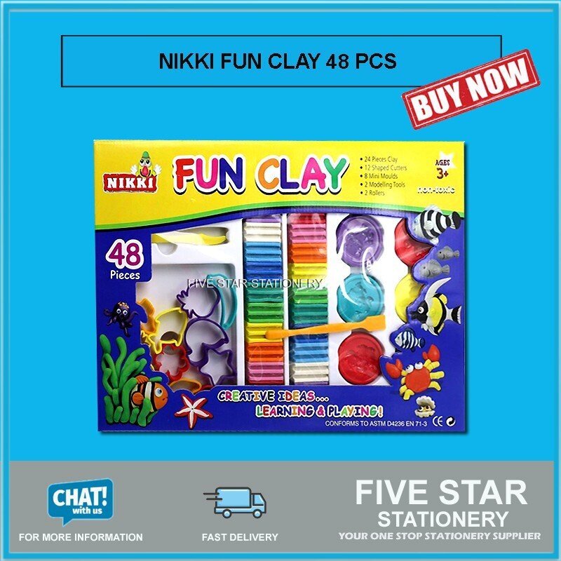 NIKKI 48 FUN CLAY SET LS52